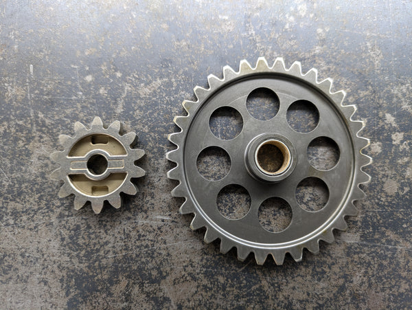 Metal Oil Pump Gear Upgrade Kit, KTM/Husqvarna 250/350 – Rocco Racing